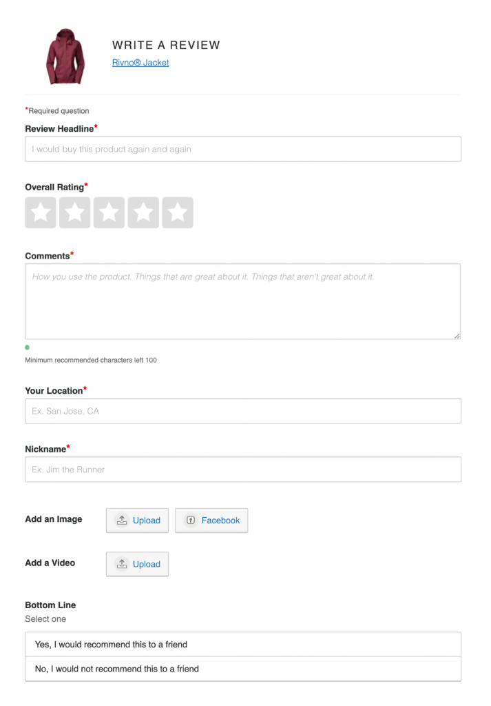 What should you include on your review collection form? - PowerReviews